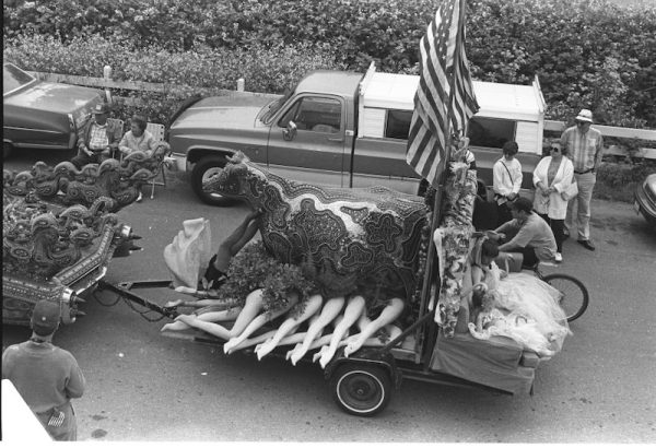 Kelley House Museum Mendocino History Blog: Larry Fuente's Cow Float, 1990
